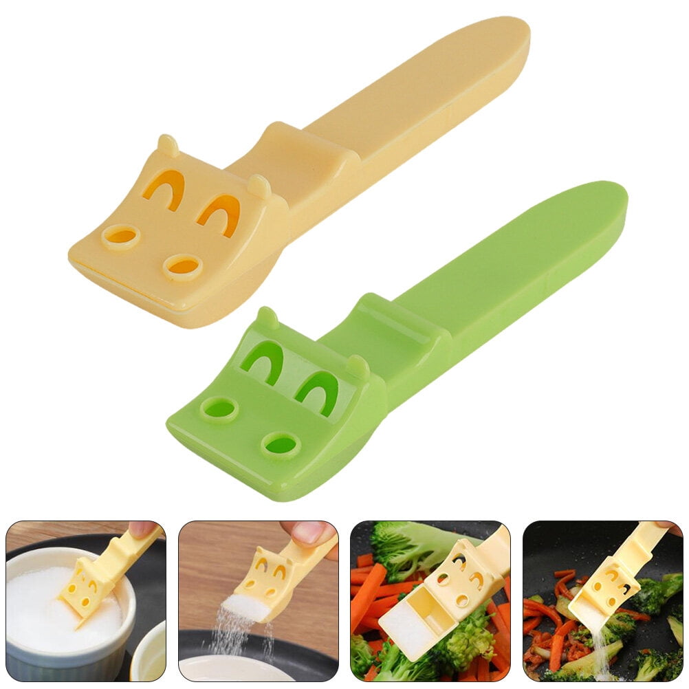 EXHUMKY 2Pcs Cooking Measure Spoons Assorted Color Granular Material ...