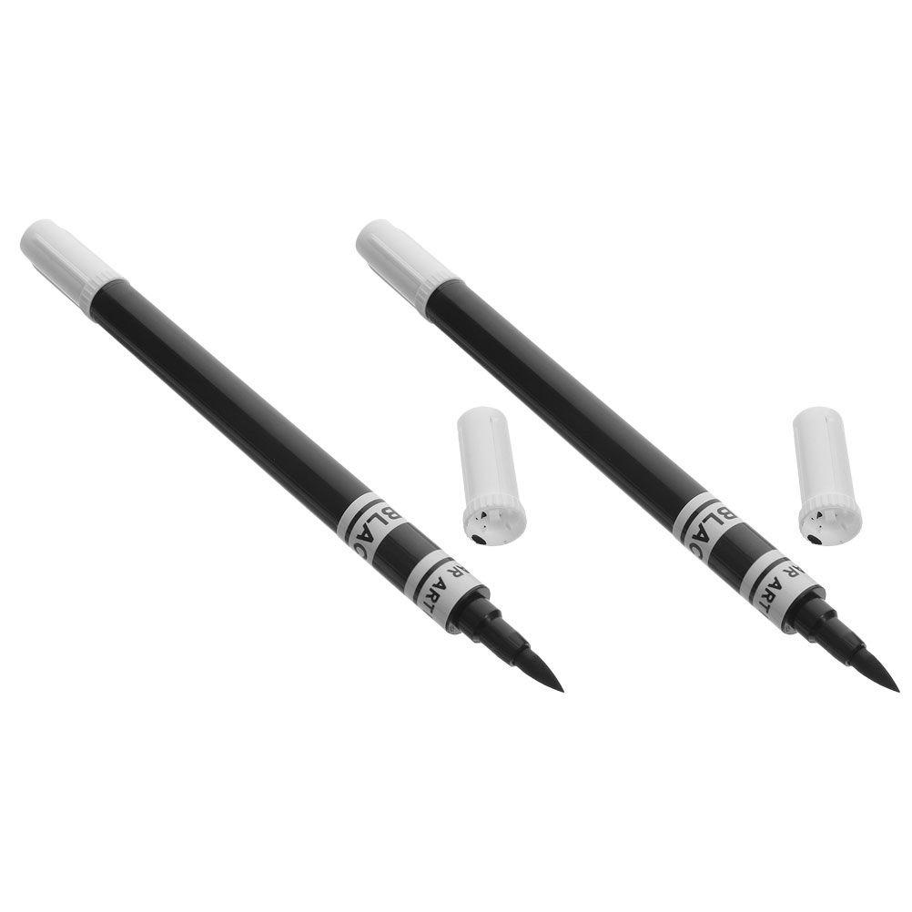 EXHUMKY Edible Pen Black Plastic 2Pcs 6.7X0.4X0.4In - Walmart.com