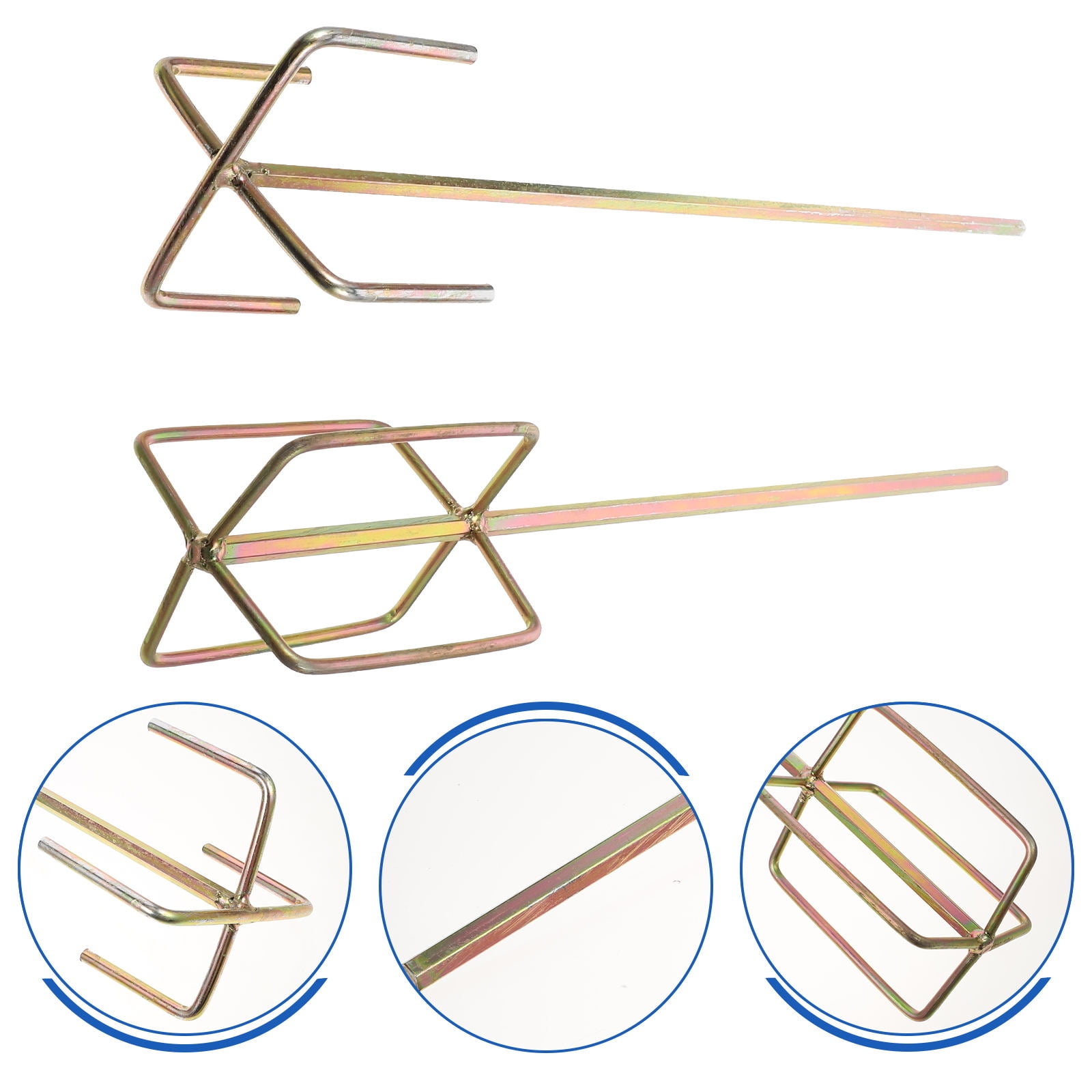 EXHUMKY 2Pcs Hexagonal Head Paint and Mud Mixer for Mixing Epoxy Resins ...