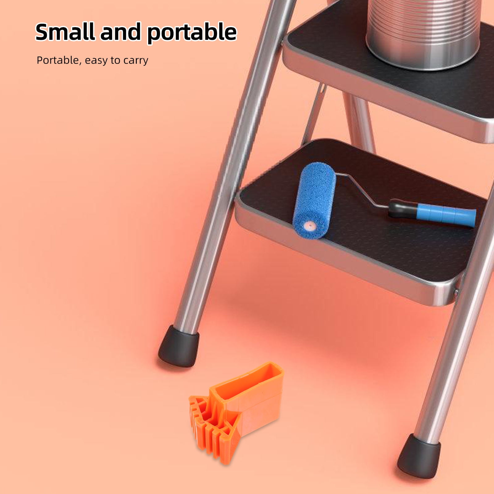 EXHUMKY 2Pcs Ladder Feet Covers in Orange for Construction and ...