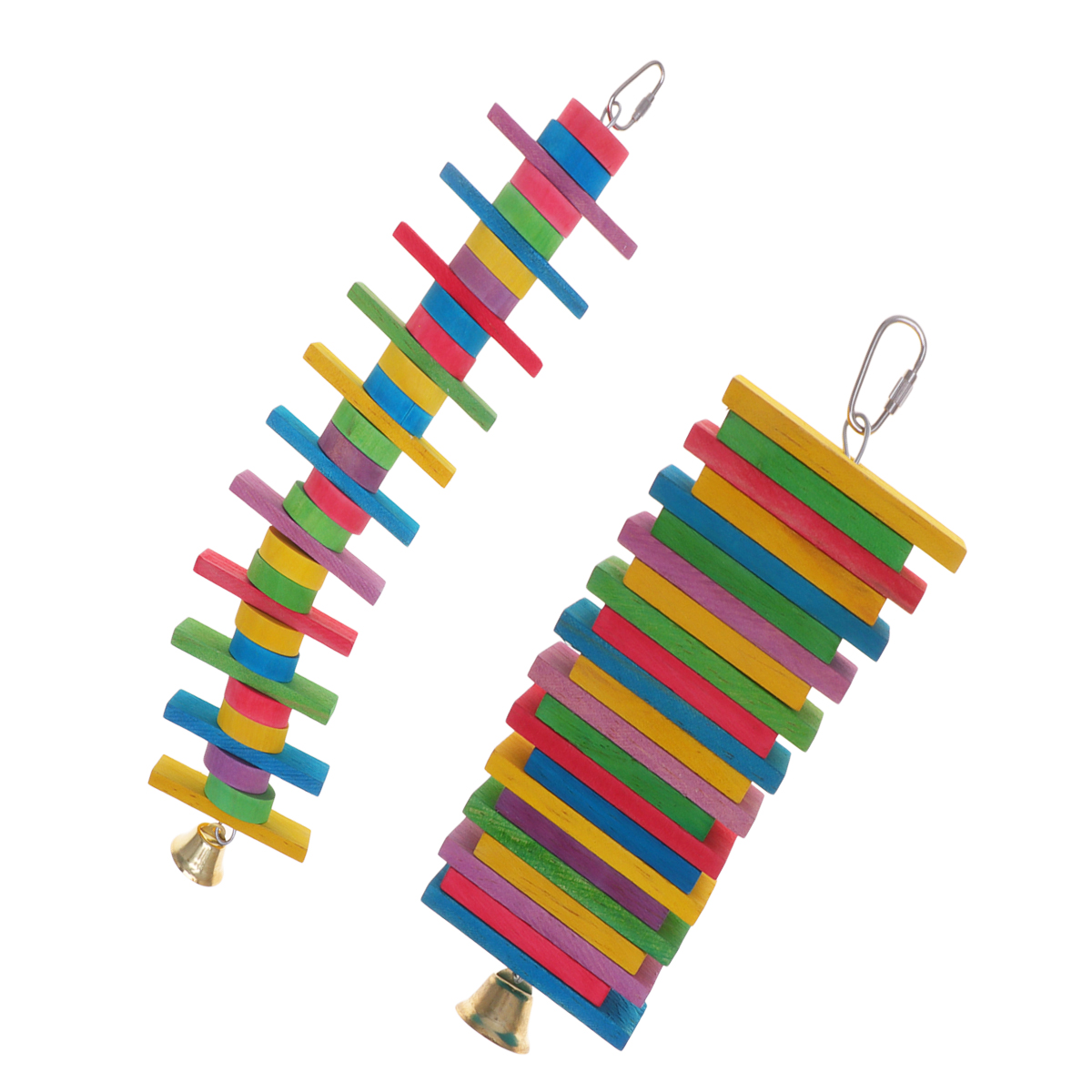 EXHUMKY 2Pcs Parrot Pine Cone Chewing Toy in Random Color for Teeth ...