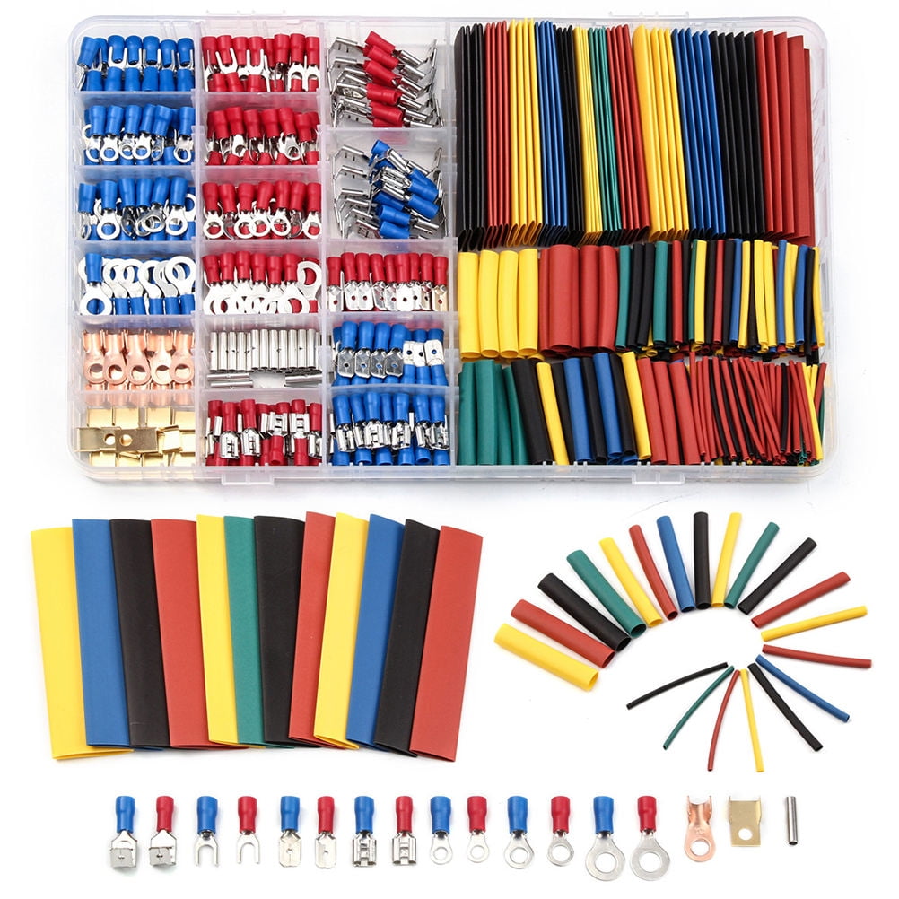 EXHUMKY 350pcs Wiring Connection Terminals Assorted Color Automotive ...