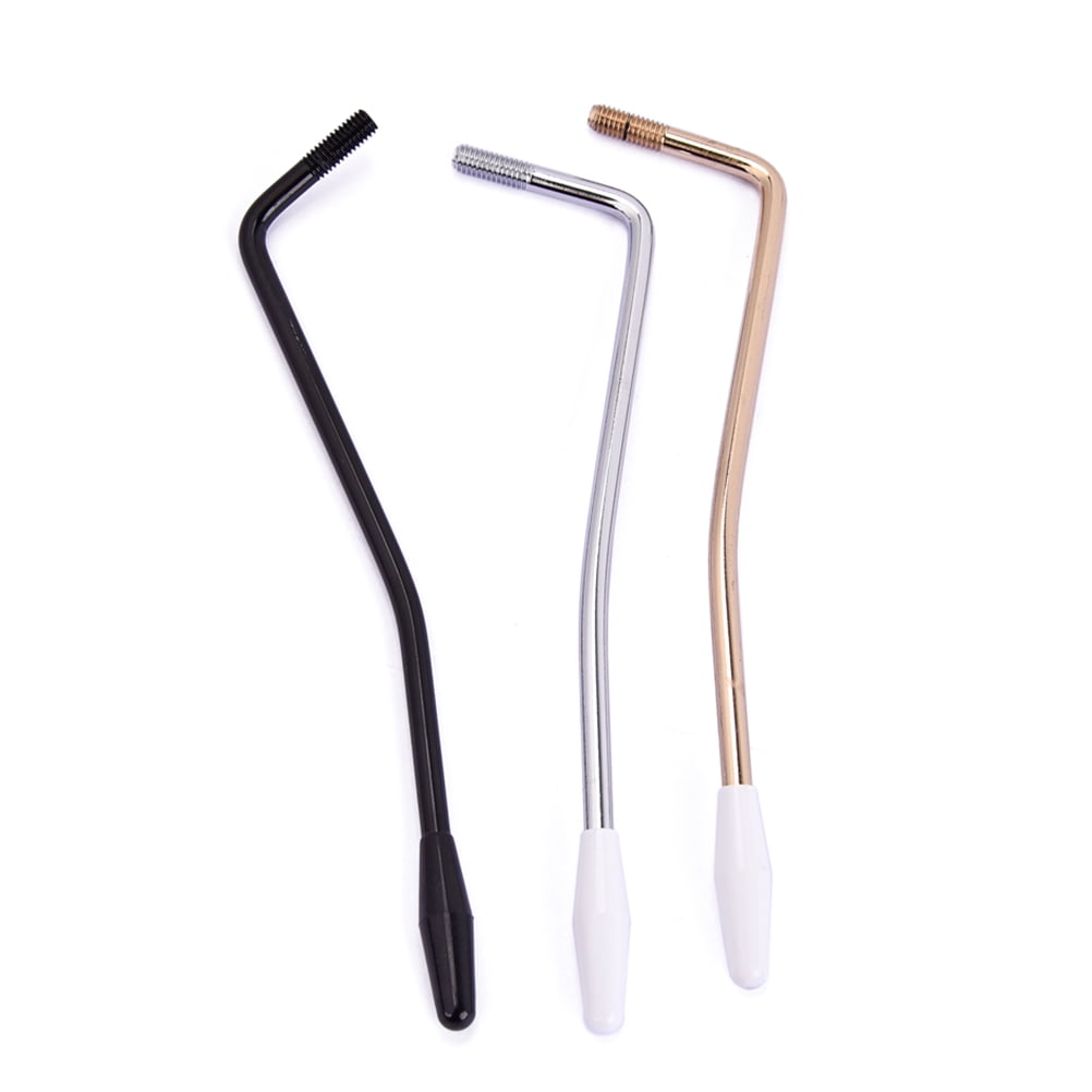 EXHUMKY 3Pcs Guitar Tremolo System Bridge Arm Golden Plated Steel .5x3 ...