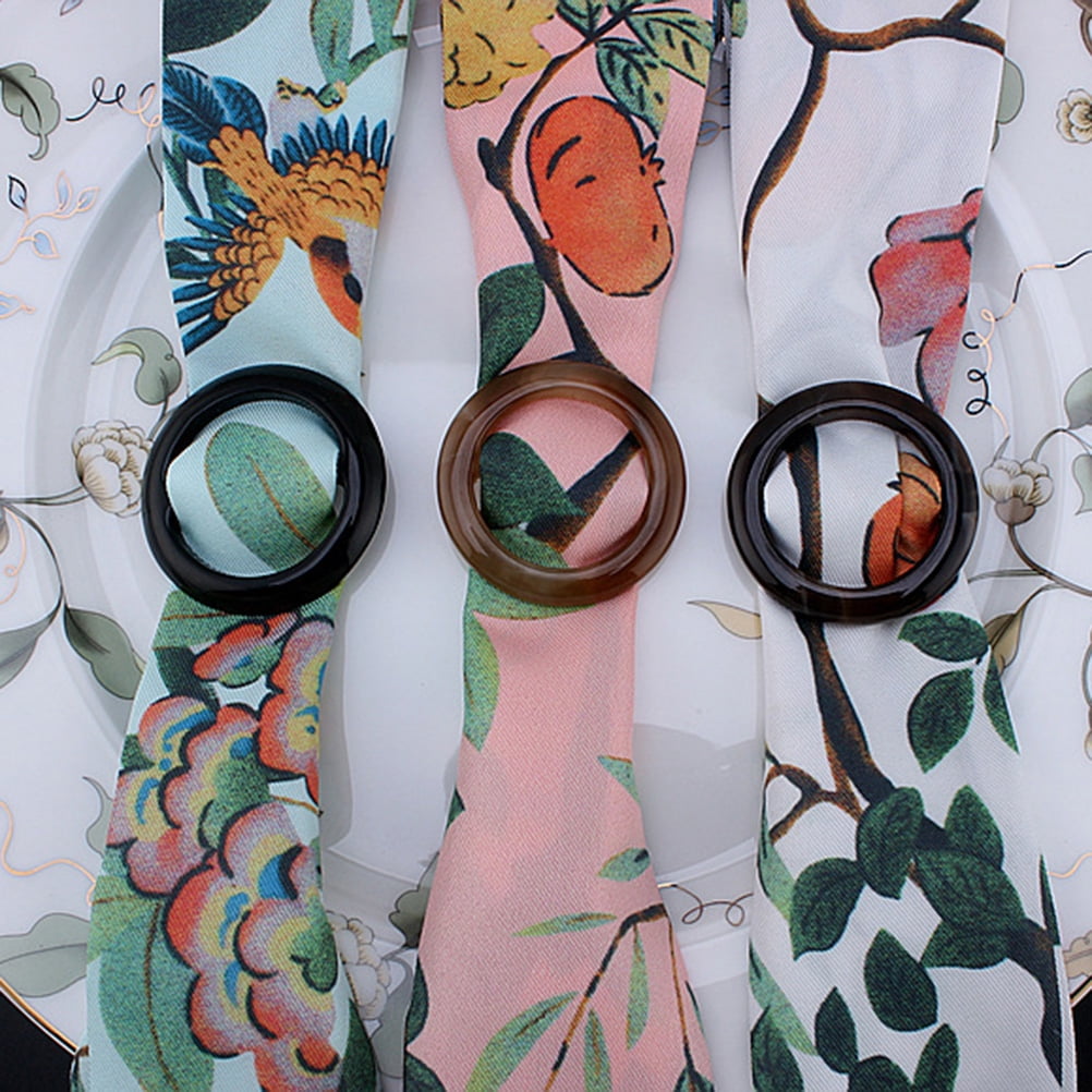 EXHUMKY Scarf Buckle Exhumky Lightweight Shawl Ring Clip Assorted ...