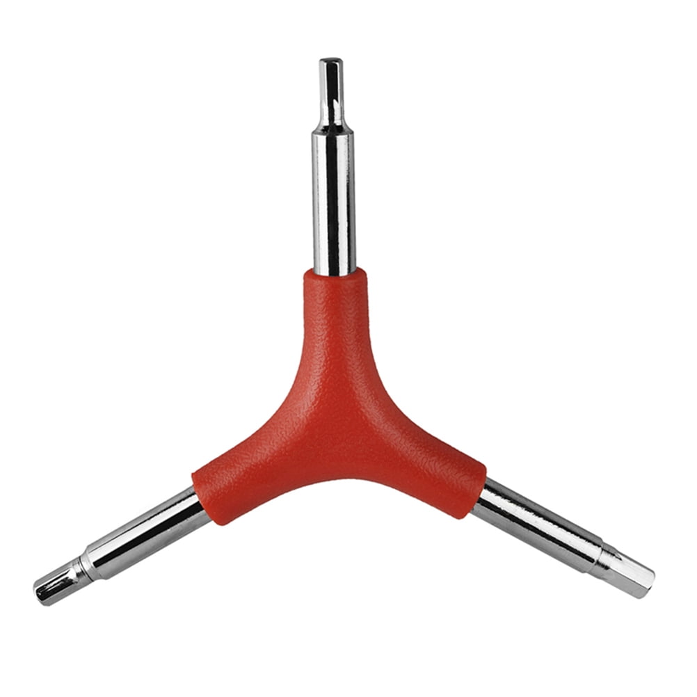 EXHUMKY 3Set L Shaped Hexagon Wrench Set Red for DIY Enthusiasts ...