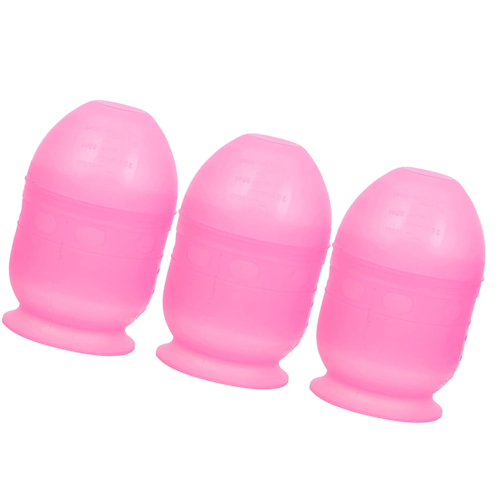 EXHUMKY 3pcs Hair Color Mixing Cup Durable Hair Dye Shaker With Scale ...
