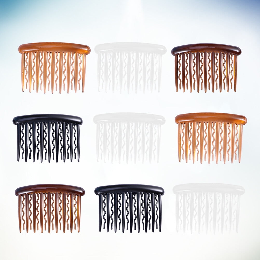 EXHUMKY Mini French Combs Plastic for Girls Everyday Wear 48Pcs ...