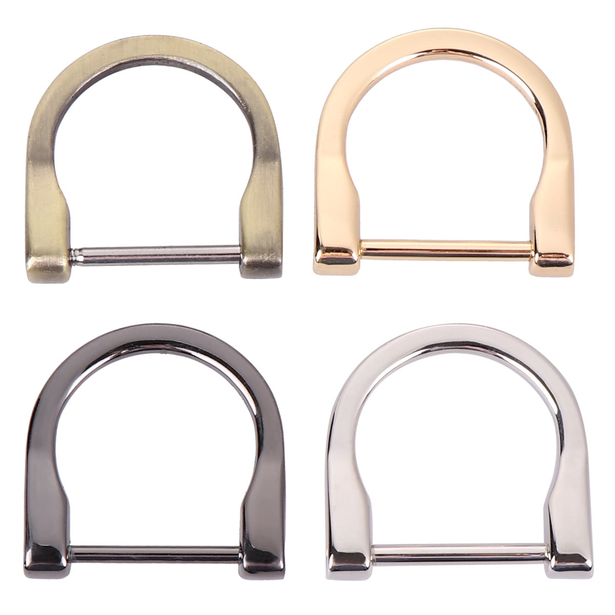 EXHUMKY 4Pcs Connector Buckles for Bag Hardware Assorted Color 4x4x1 ...