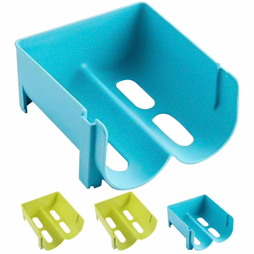 EXHUMKY 4pcs Stackable Fridge Storage Bins Refrigerator Bottle Holder ...