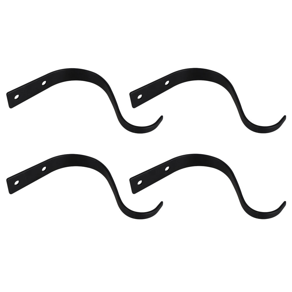 EXHUMKY 4Pcs Rustic Style Non-Deforming Iron Flowerpot Hangers for ...