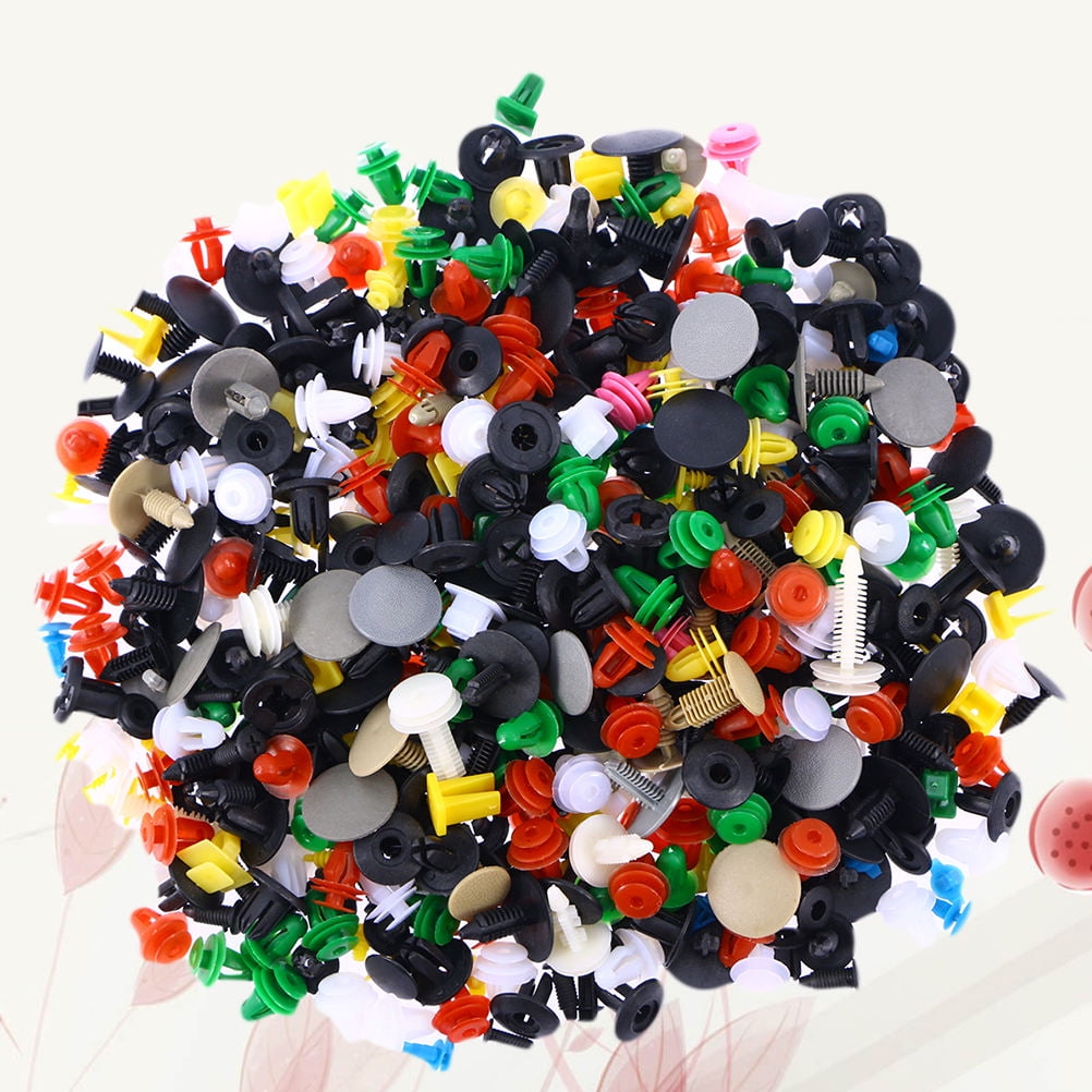 EXHUMKY 500 Pcs Retainer Clips Automotive for Car Fastener Clip ...