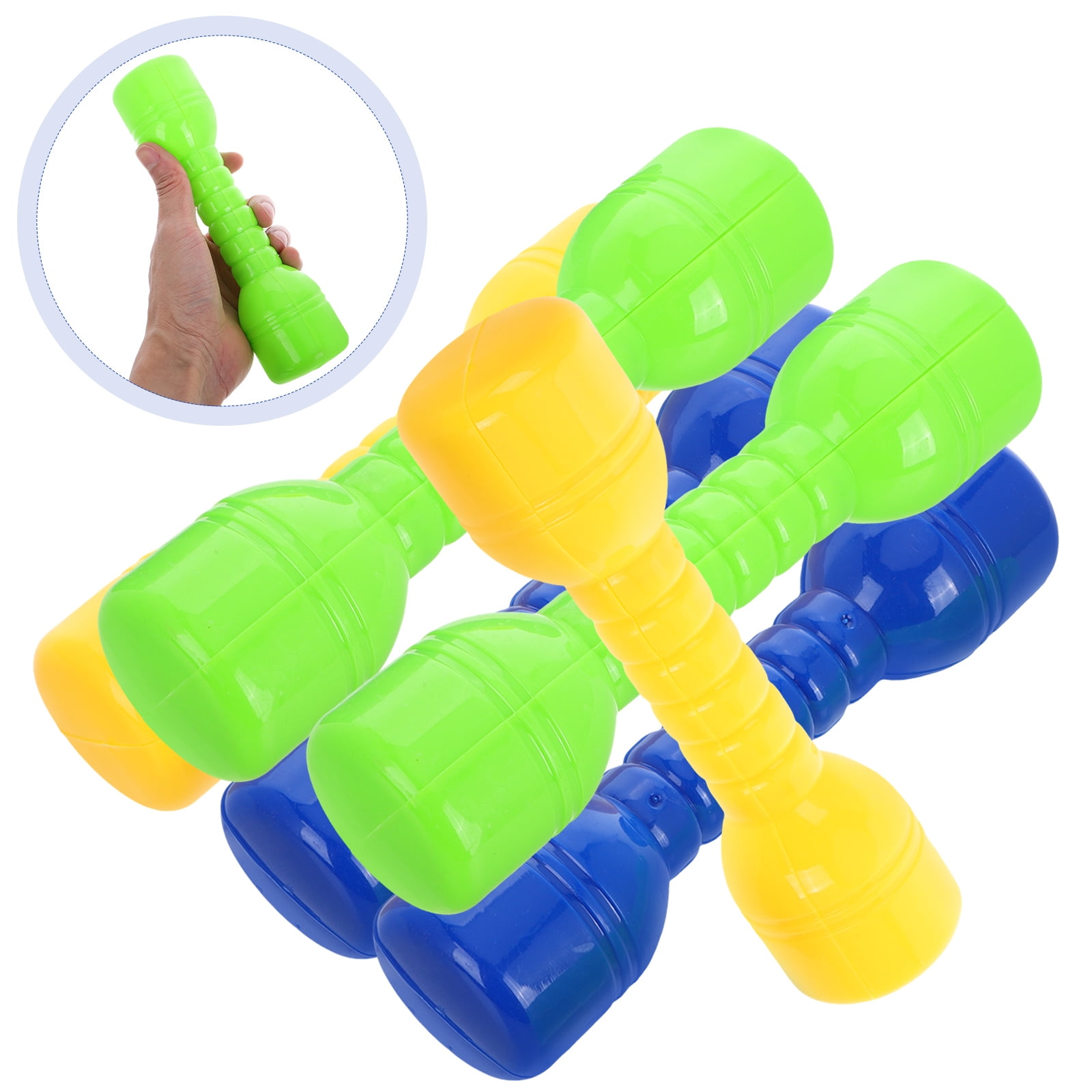 EXHUMKY 6 Pcs Dumbbell Sets for Kids Assorted Color Ergonomic Dance Equipment - Walmart.com