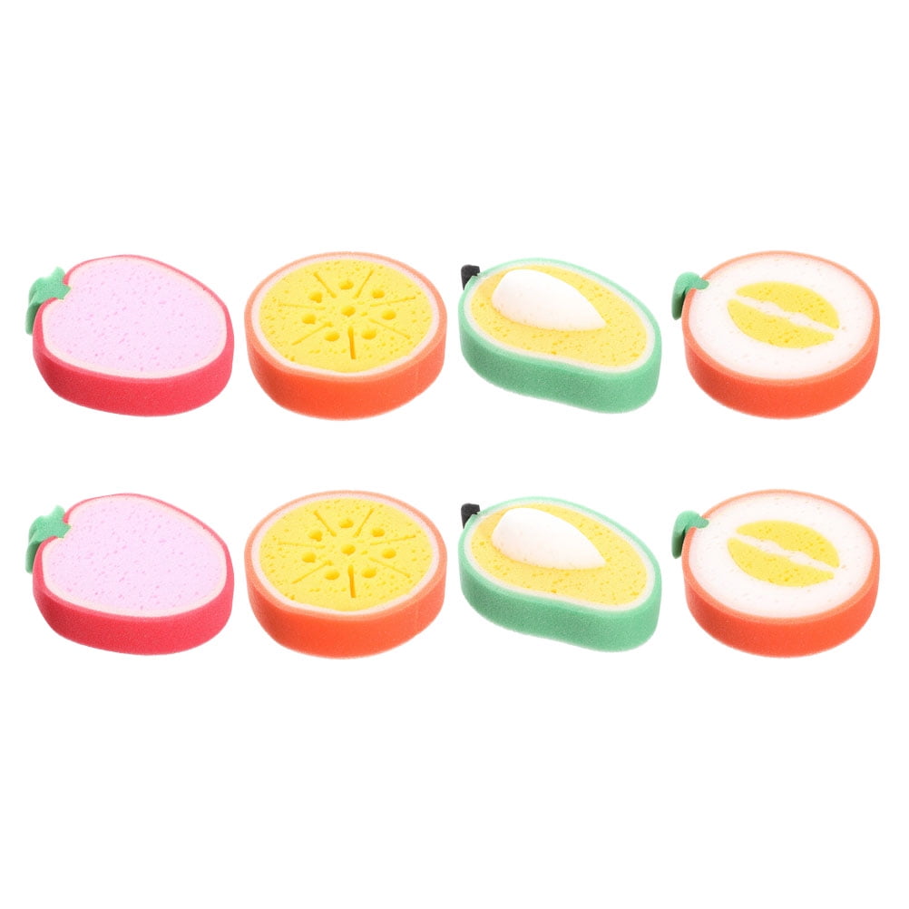 EXHUMKY Soft Bath Sponge for Kids, Produce Rich Froth, Assorted Colors ...