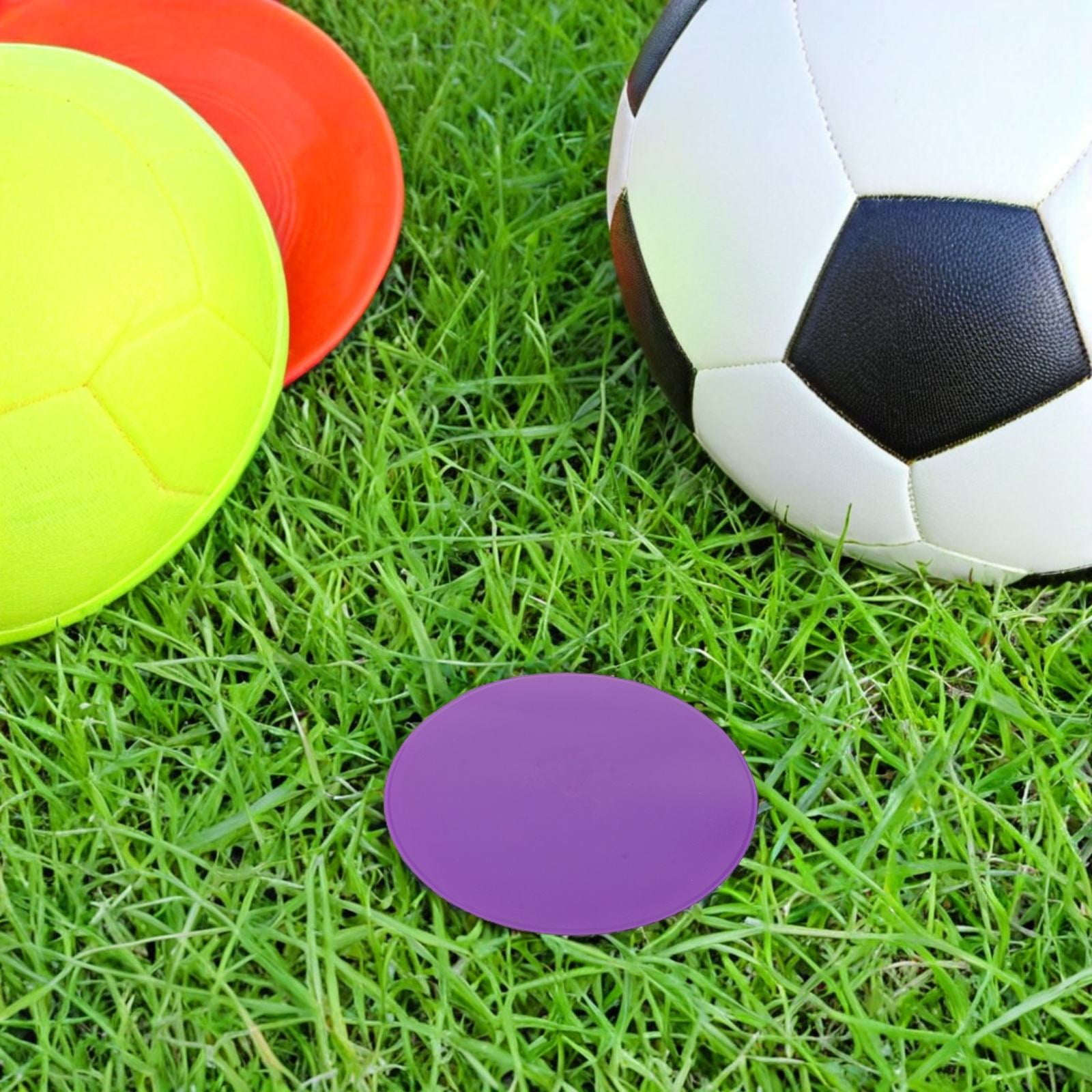 EXHUMKY Soccer Training Markers Assorted Color Tpe Flat Discs for Home ...