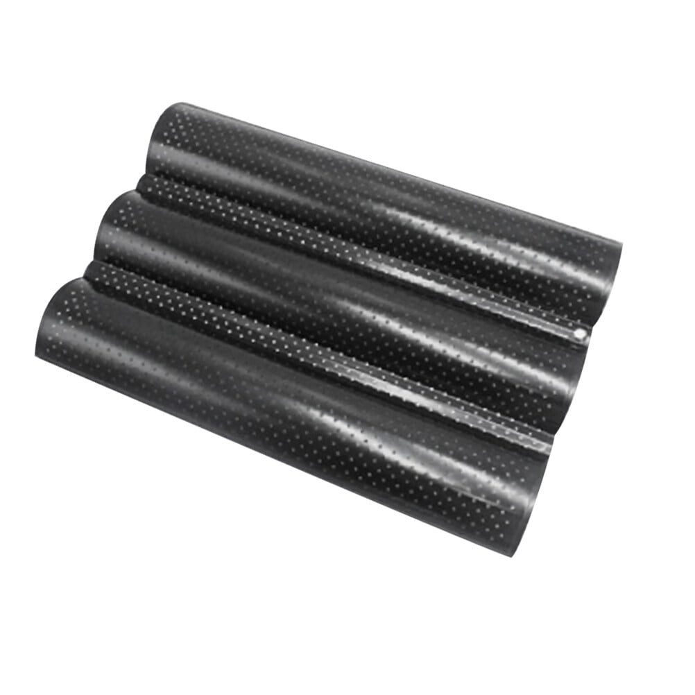 EXHUMKY Non-Stick Black Baking Tray for Breadsticks and Wave Stick Mold ...