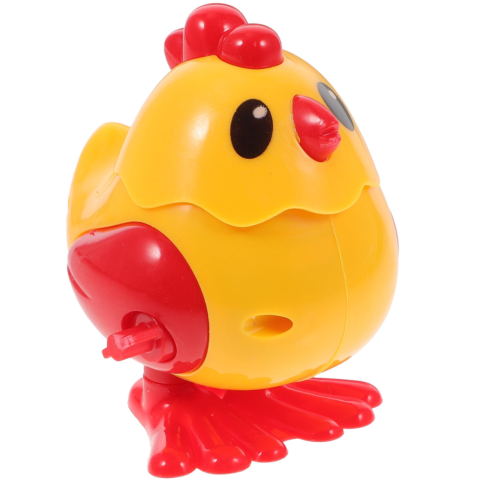 EXHUMKY Chick Toy Animal Wind Up Toy Yellow Plastic Clockwork Mechanism ...
