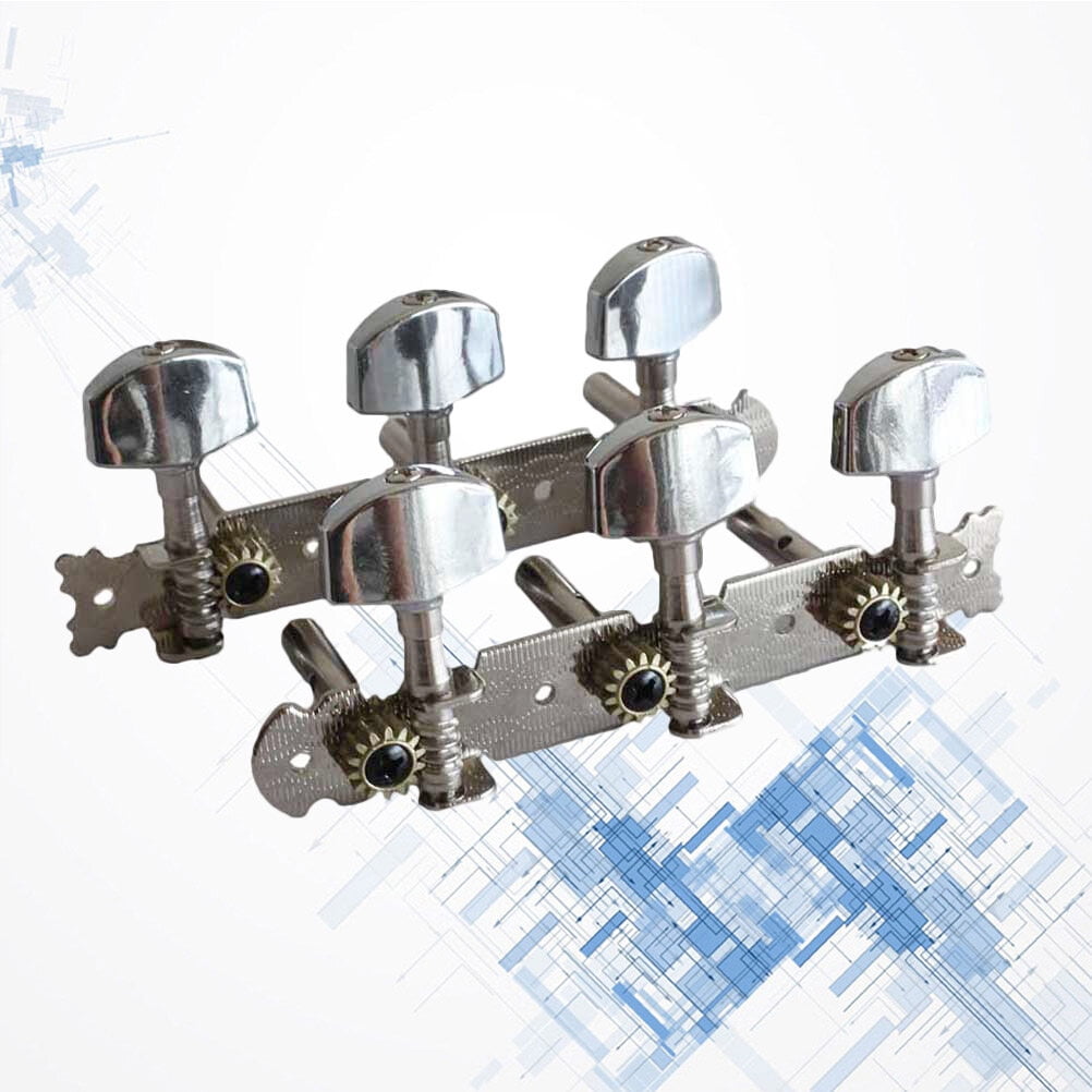 EXHUMKY Classical Guitar Tuning Pegs 2Sets Silver for Sound Improvement ...
