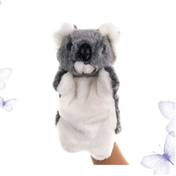 EXHUMKY Hand Puppet Toy Coala Toy Plush Hand Puppet for Parent Child ...