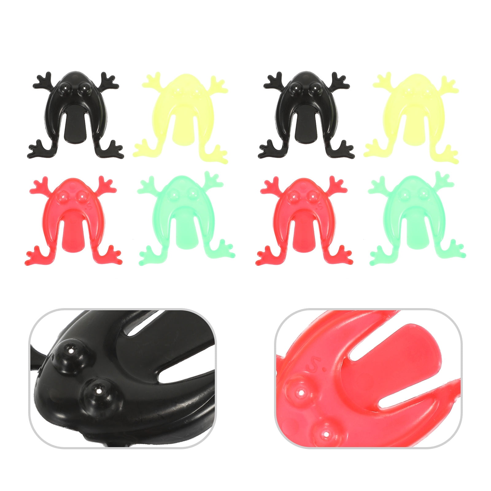 EXHUMKY Colorful Jumping Frogs Toys for Kids Fun Parties and Games ...
