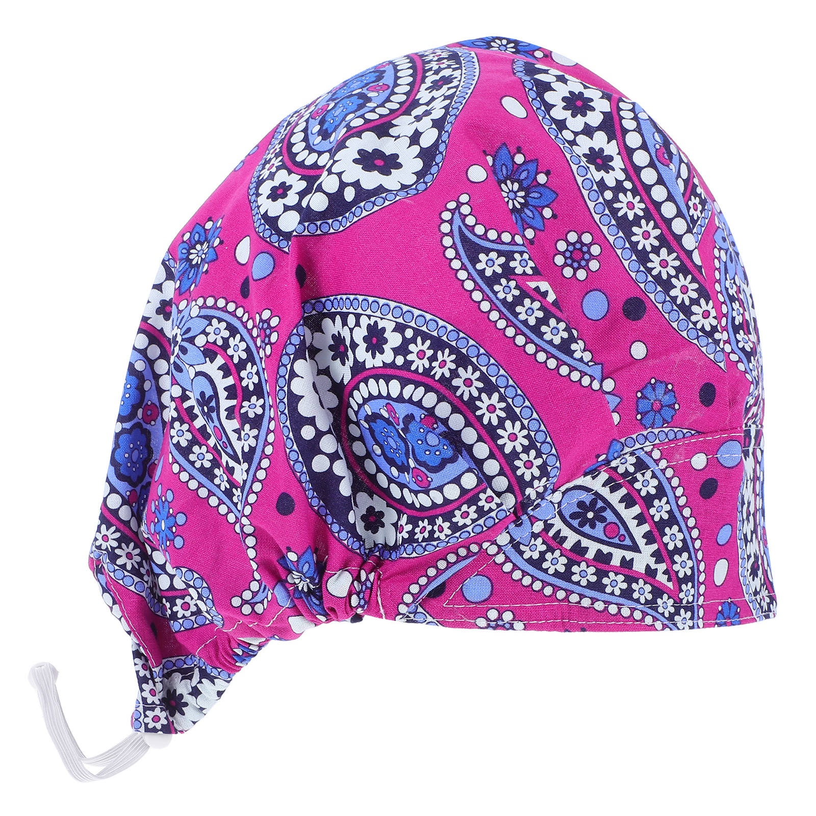 EXHUMKY Cute Scrub Caps for Women Adjustable Purple Cap for Chef 1Pack ...