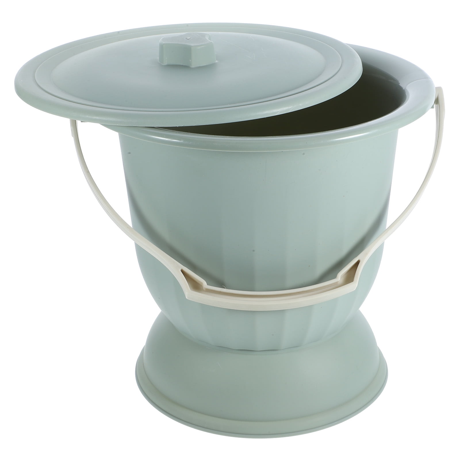 EXHUMKY Durable Portable Urinal Toilet for Adults Green Plastic Bedpan ...