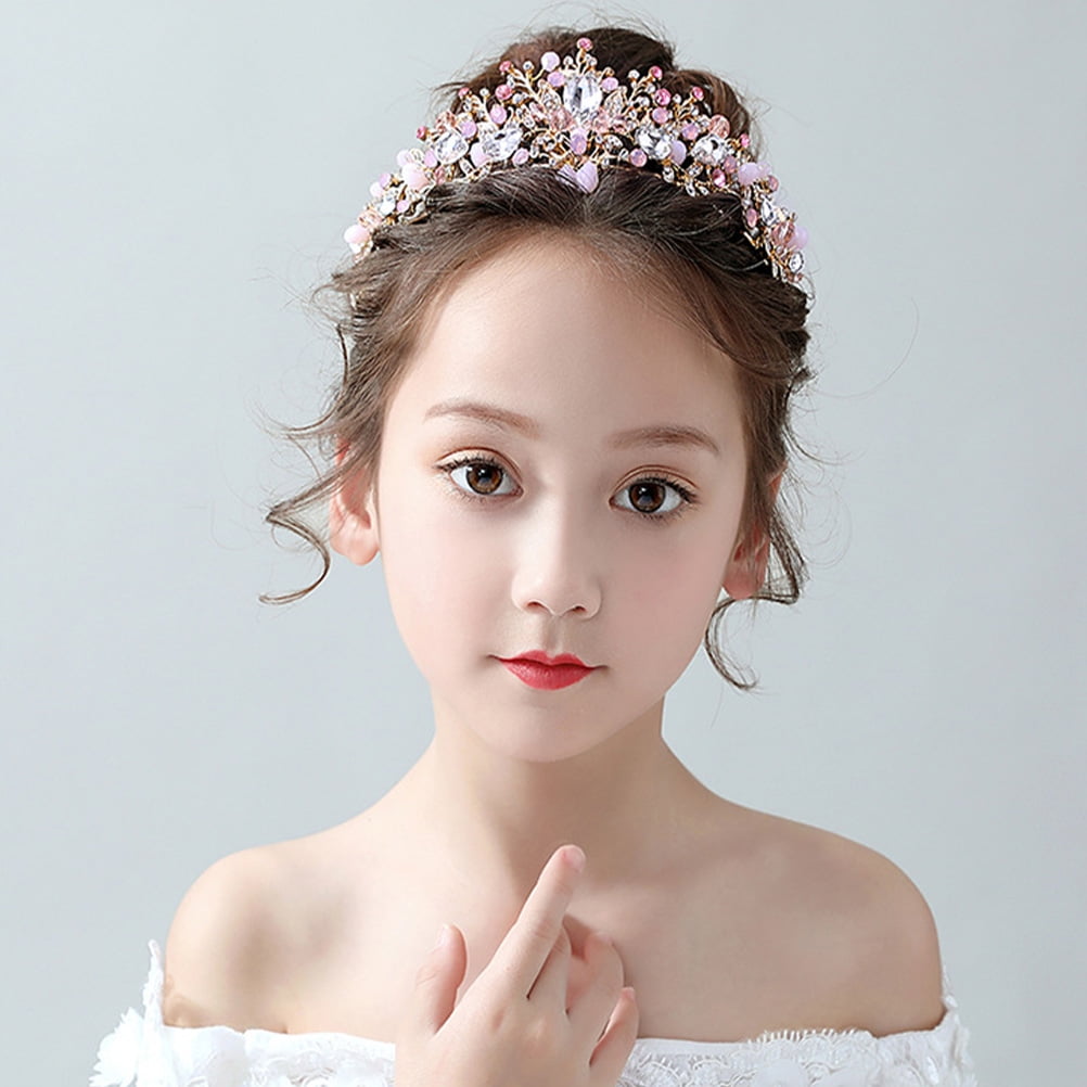 EXHUMKY Elegant Birthday Crown Headband Comfortable for Long Wear 1Pcs ...