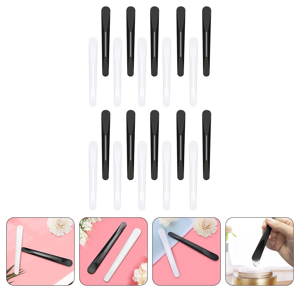 EXHUMKY Face Mask Spatulas 30Pcs for Skincare Routine Dual-Sided Spoon ...