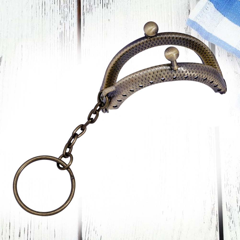 EXHUMKY Metal Purse Frame with Golden Clutch Handle, Easy to Install ...