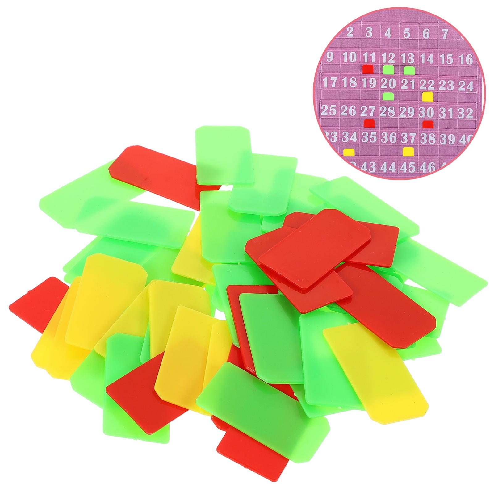 EXHUMKY Kindergarten Attendance Cards for Classroom Use Sturdy ABS ...
