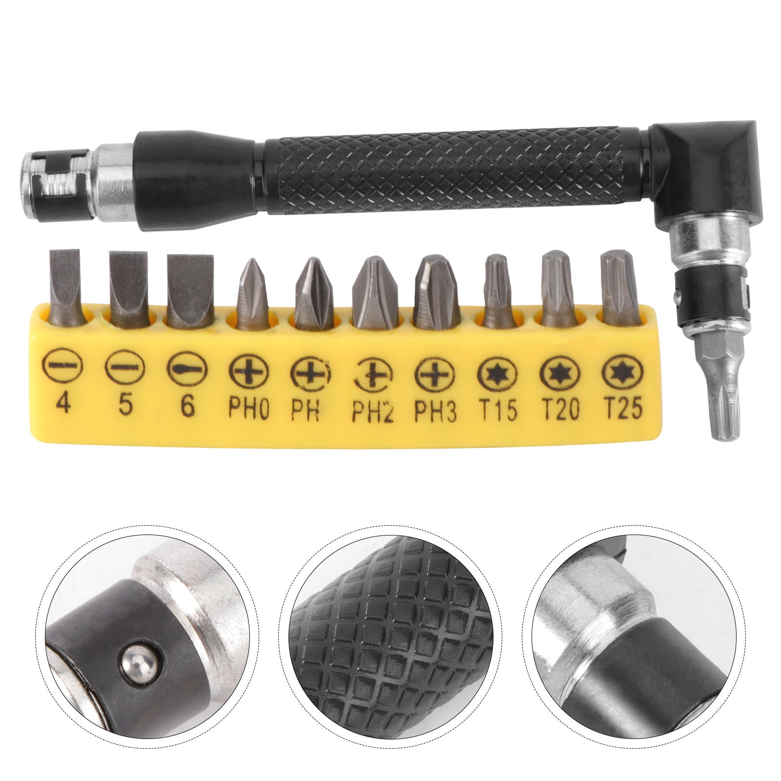 EXHUMKY L-Angled Socket Wrench Set 1 Tightening Screws and Driving ...