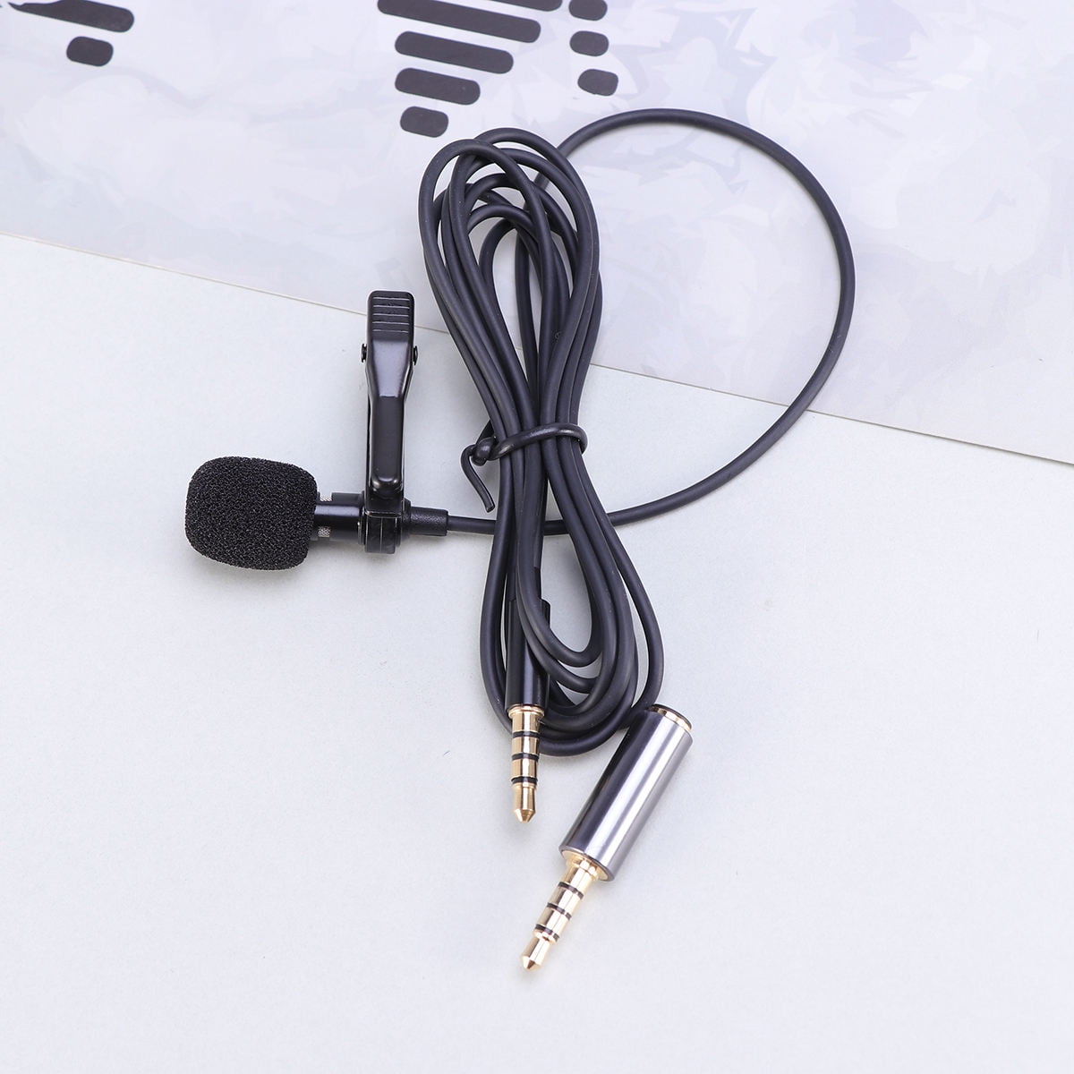 EXHUMKY Lavalier Lapel Microphone 1Set for Dictation on Computer with ...