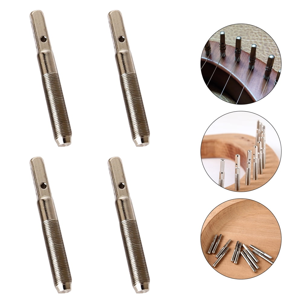 EXHUMKY Lyre Pegs Tone Tuning Stainless Steel Silver for Lyre Harp ...