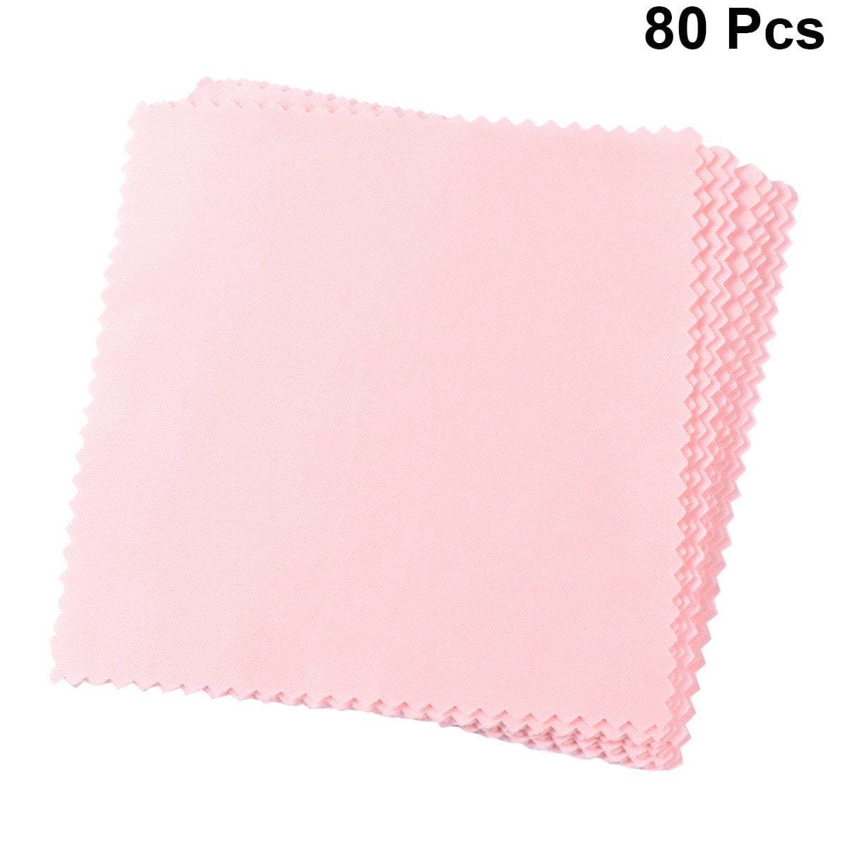 EXHUMKY Microfiber Cleaning Cloths 80Set in Pink for Smudge and ...