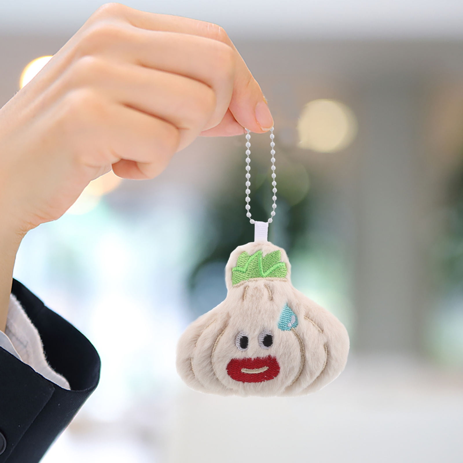 EXHUMKY Multi Color Cute Plush Keychain for Car Decoration Durable Soft ...