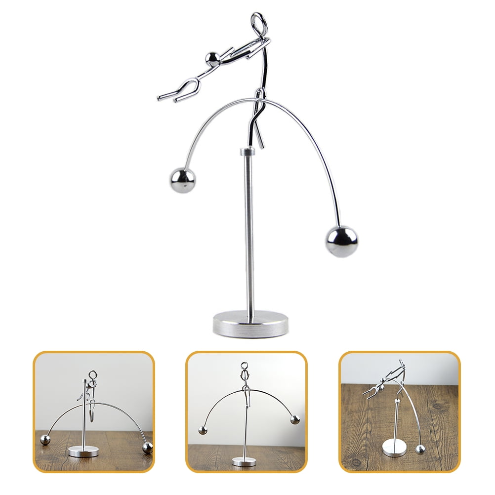 EXHUMKY Physics Balancing Decor Executive Desktop Motion Metal Statue ...