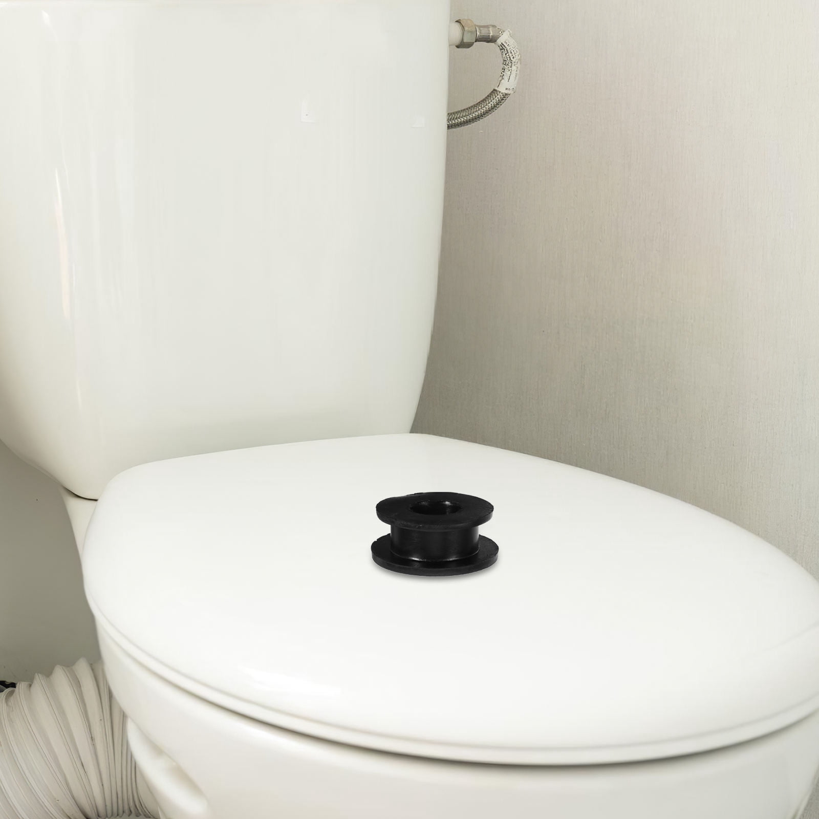 EXHUMKY Plumbing Ring Black Rubber Waterproof Sealing Toilet Flange Kit ...