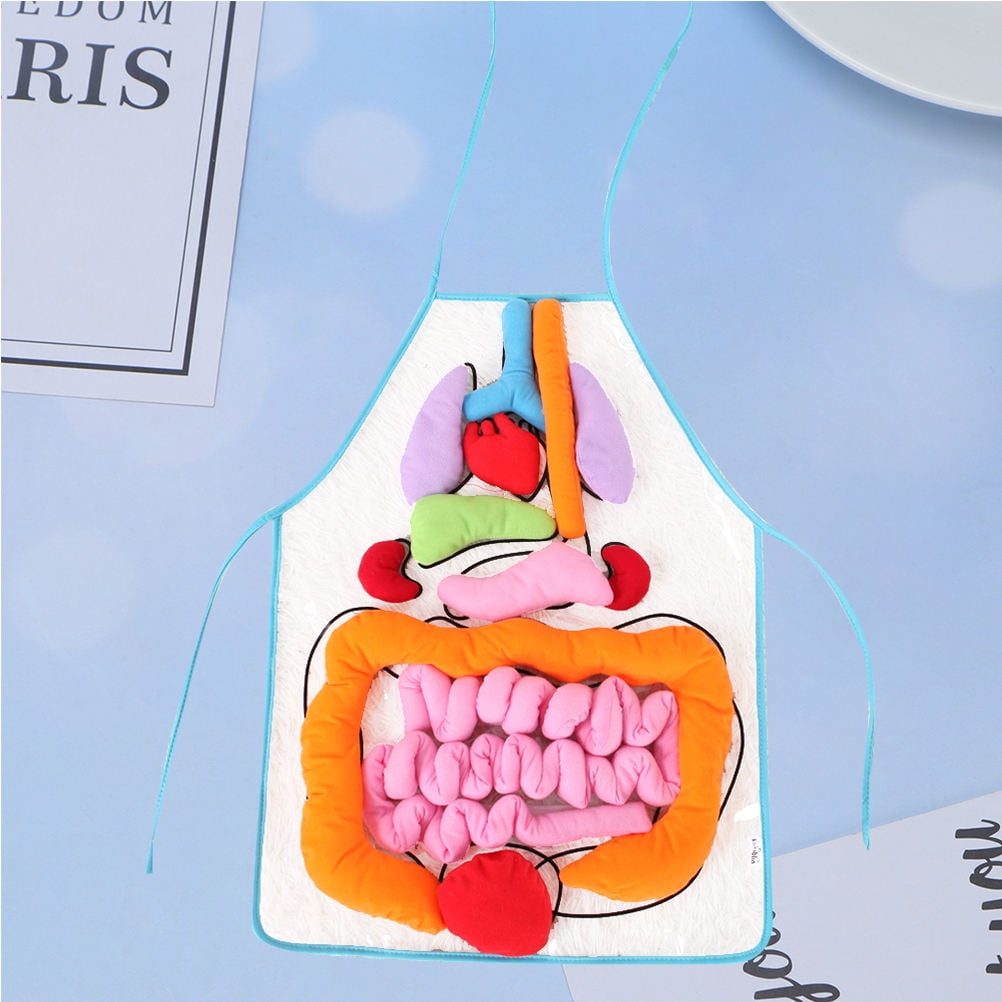 EXHUMKY Children Learning Apron Multi Colored EVA Polyester Educational ...