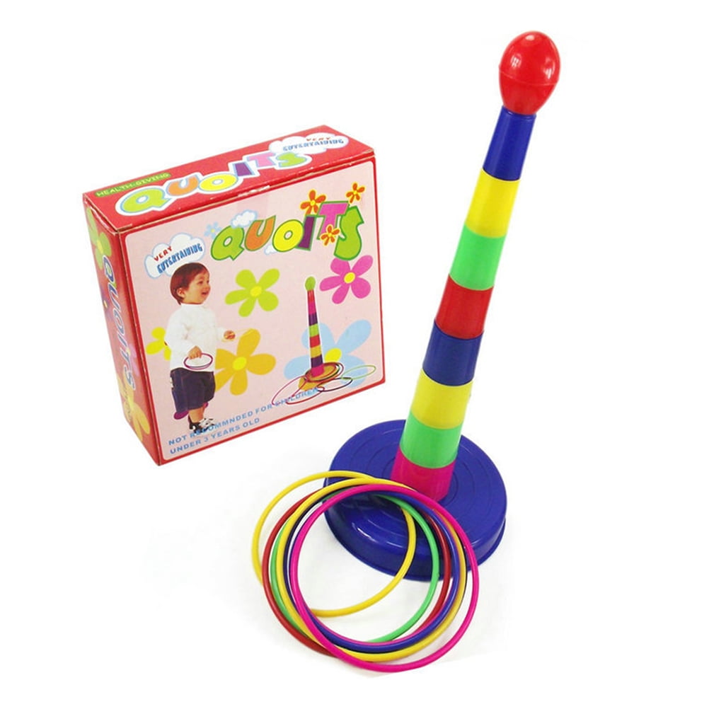 EXHUMKY Ring Toss Throwing Game for Children Problem Solving 1Set Safe ...