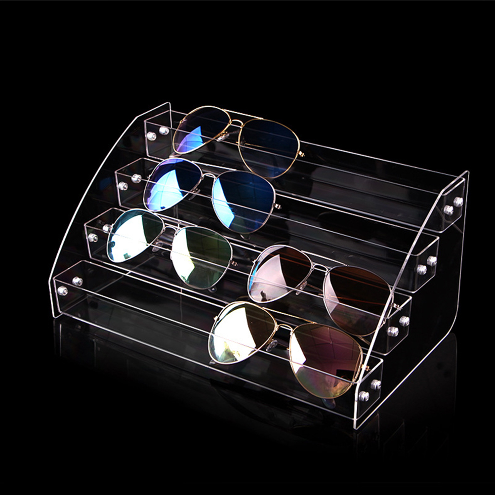 EXHUMKY Sunglass Display Stand 1Pack Clear Acrylic for Sunglasses and ...