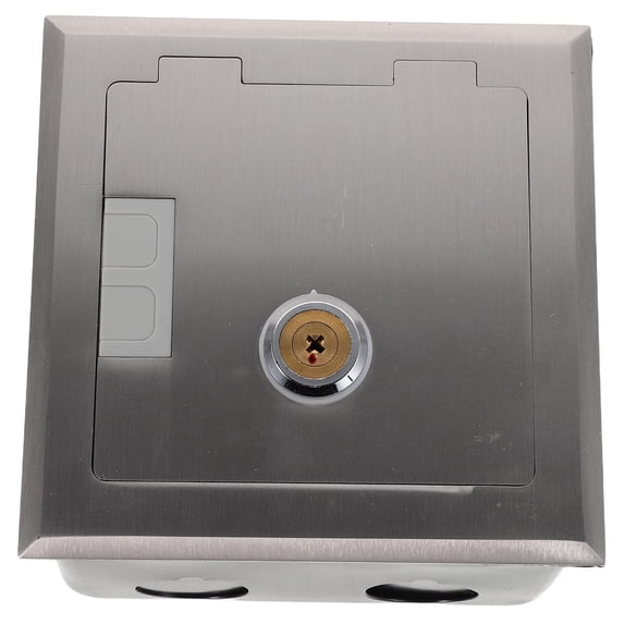EXHUMKY Stainless Steel Recessed Floor Outlet Box for Indoor Commercial ...