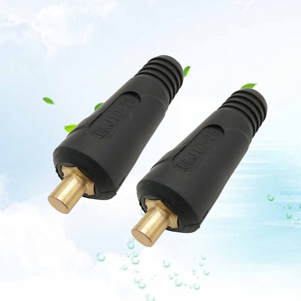 EXHUMKY Welding Cable Quick Connector Set 2Pcs Copper Anti-off Impact ...