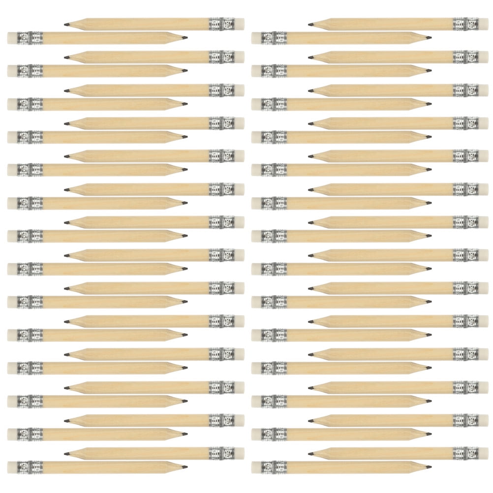 EXHUMKY Wooden Pencils for Writing Use Sturdy and Portable Beige Short ...
