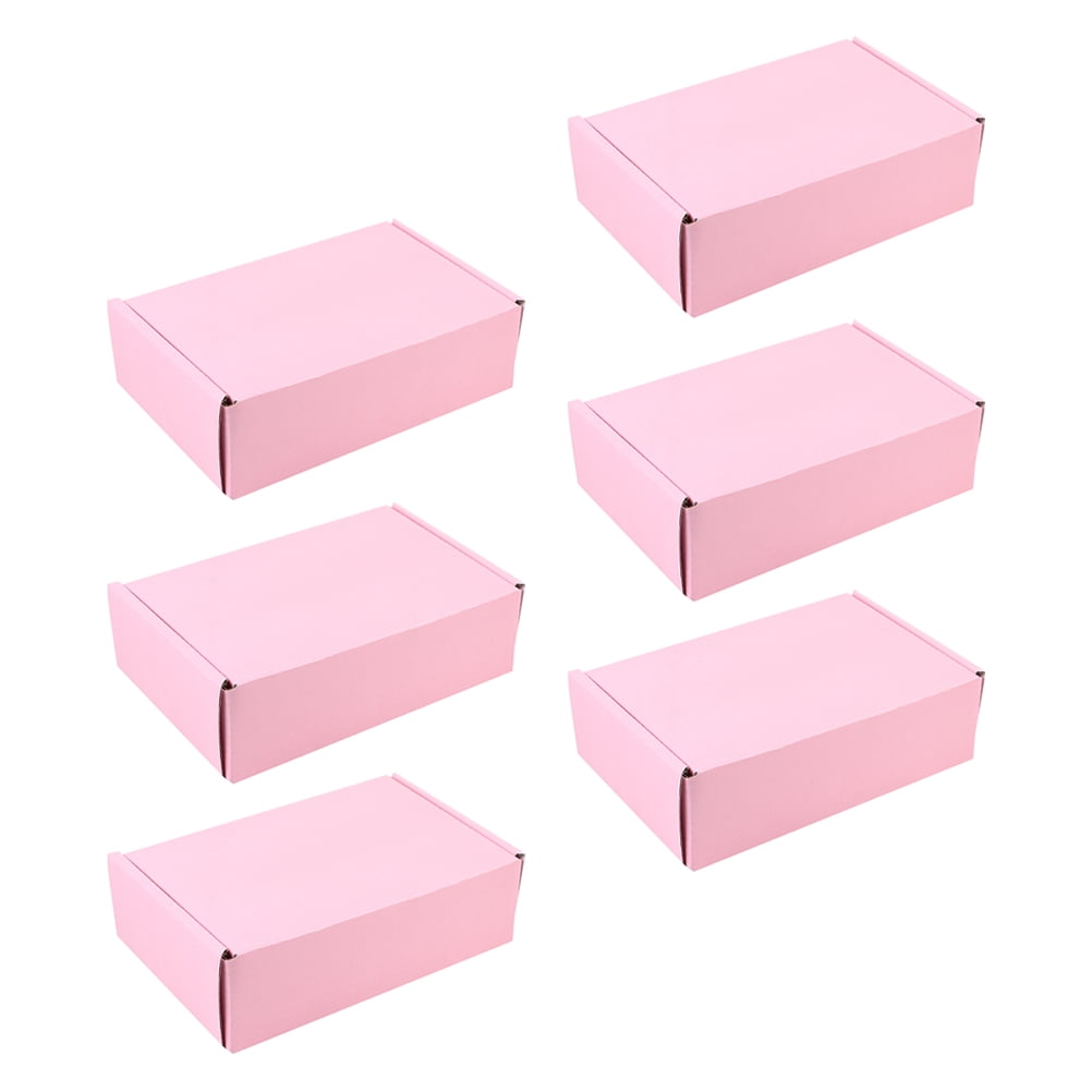 EXHUMKY present Boxes with Lids 6Pack for Presents in Pink 15X15X5CM ...