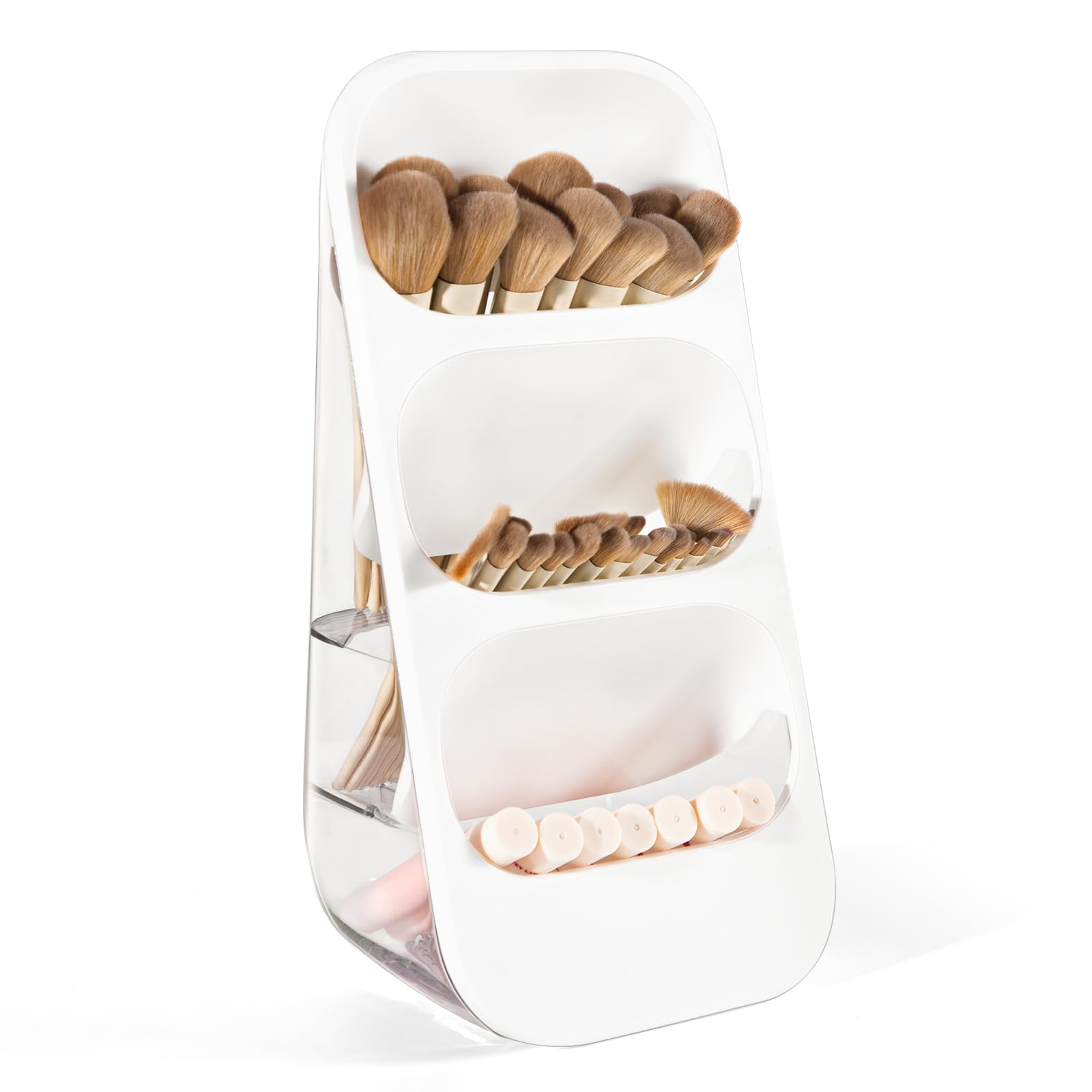 EXIN DECHEN Makeup KEF16 Holder Organizer,Tiered Makeup Organizer for ...