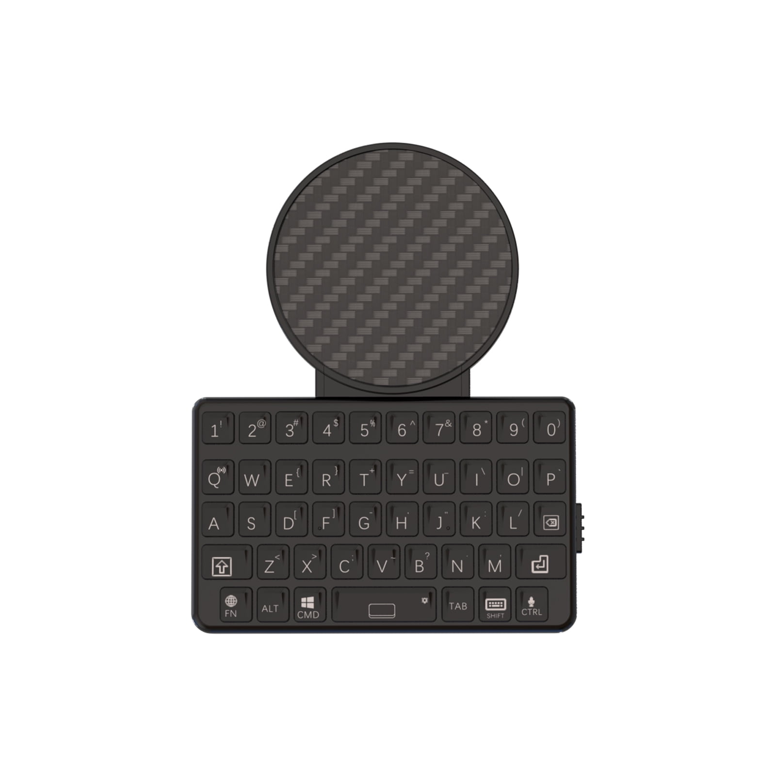 EXKnight Mini Keyboard with Magnetic Extendable Phone Mount for iPhone ...