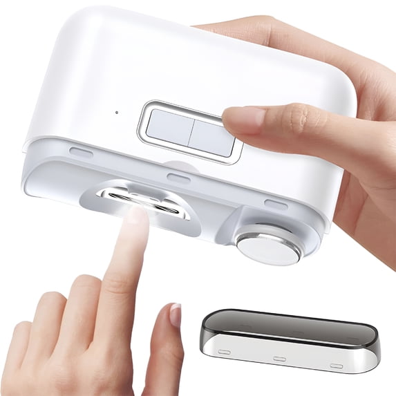 EXLEAF 2-in-1 Electric Nail Clipper & Polisher, Automatic Fingernail ...