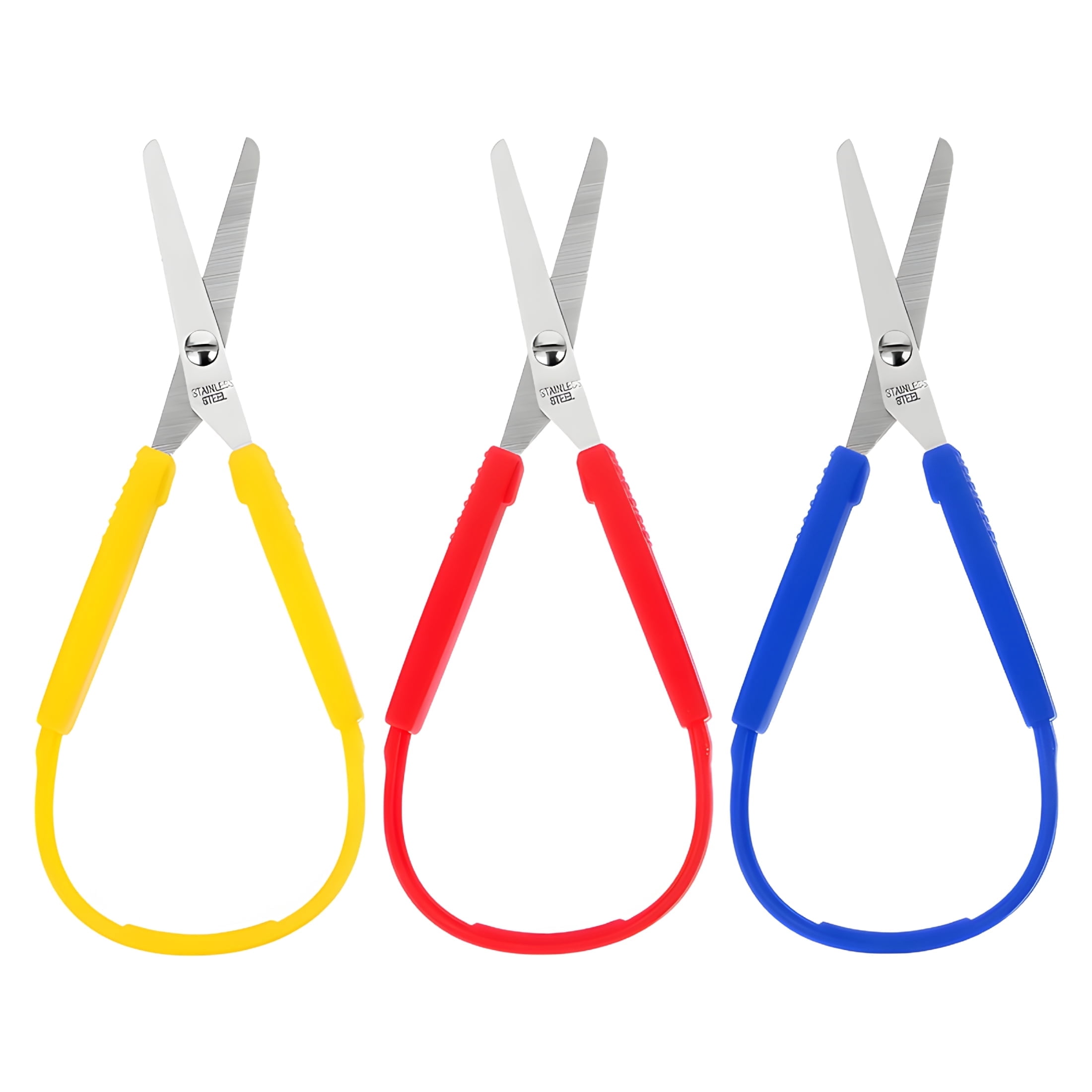 EXLEAF 2026 New 3Pcs Scissors for Office,Safe Rounded Tip Safety ...