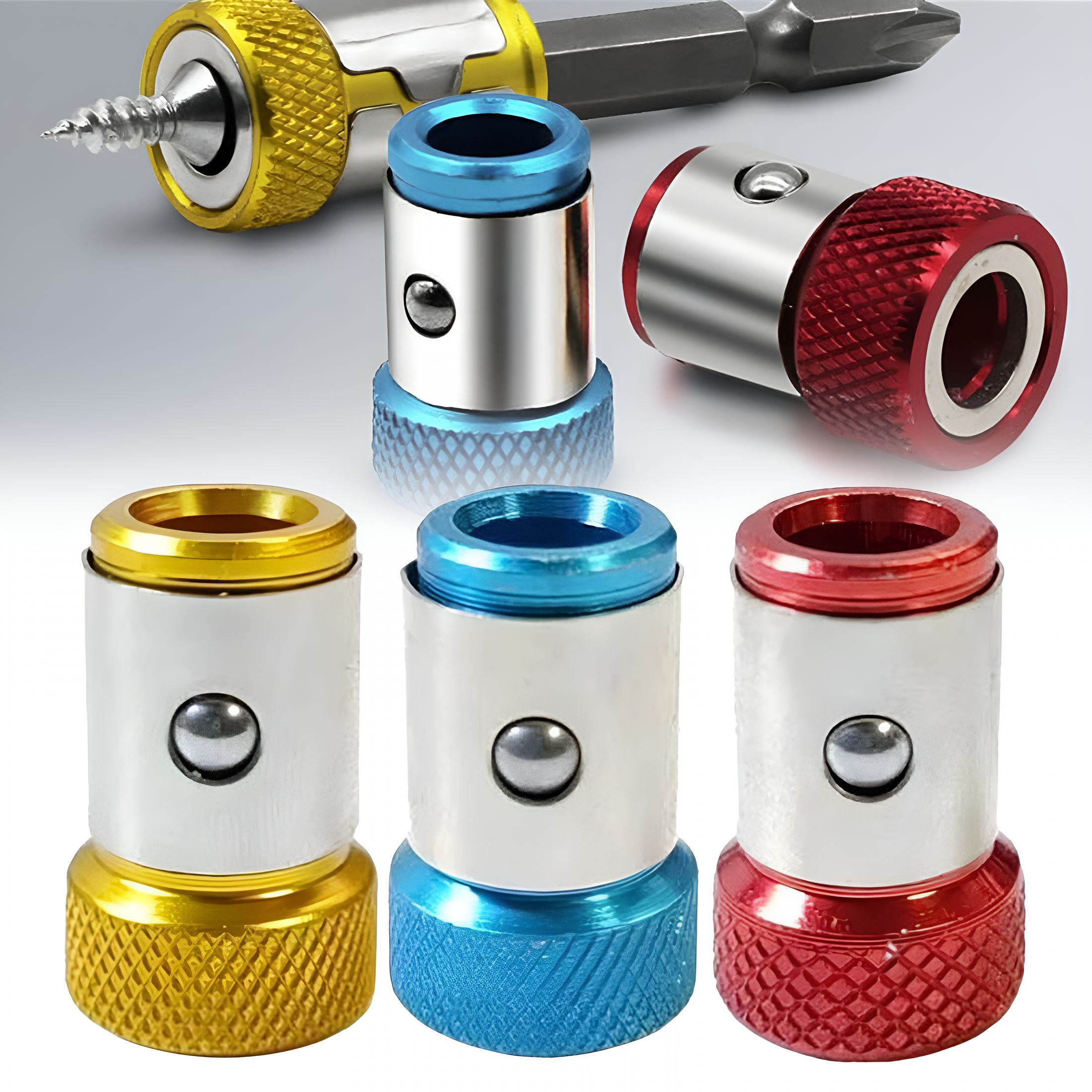 EXLEAF 2026 New Magnetic Screwdriver Bit Holder Ring Hex Screw ...