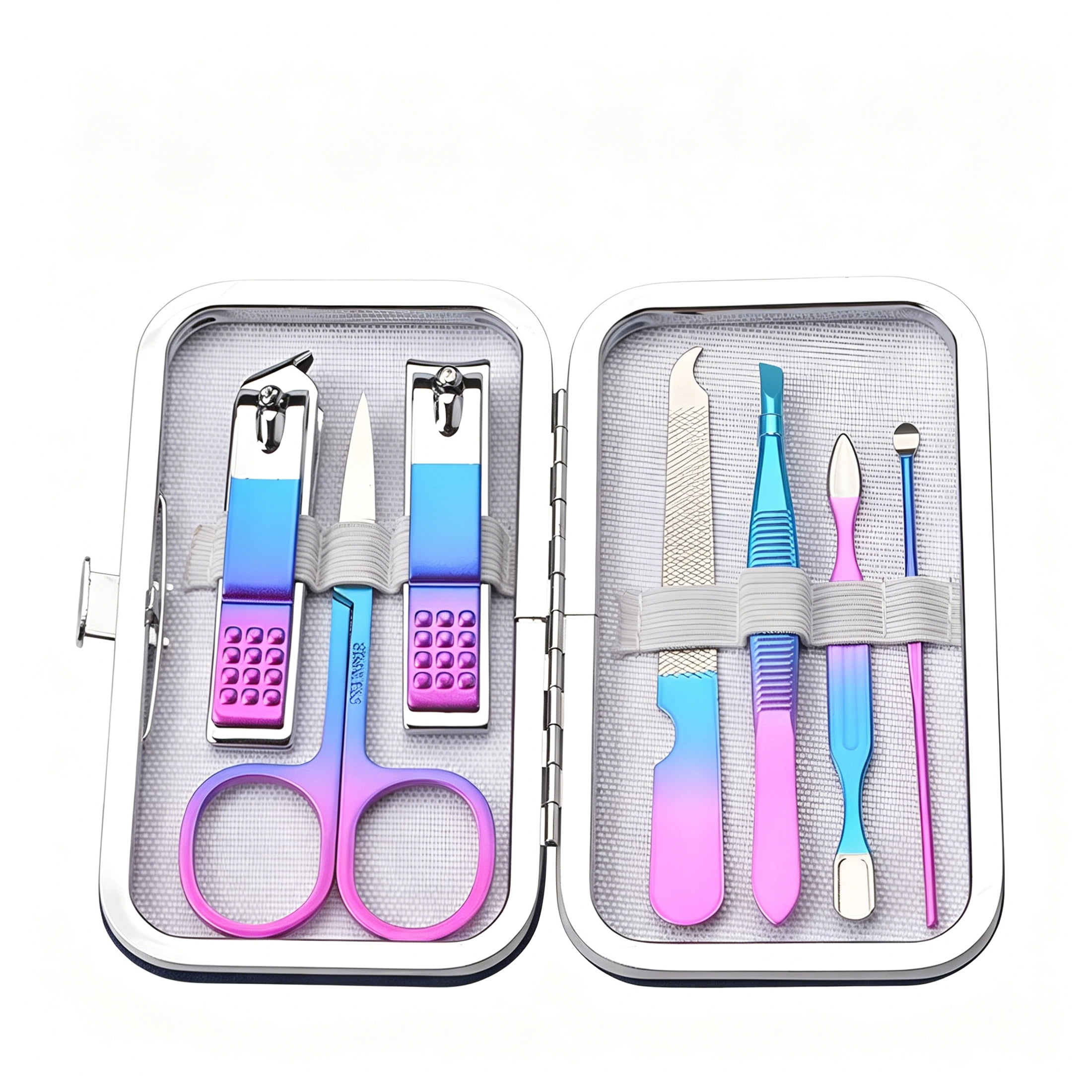 EXLEAF 2026 New Manicure Pedicure Set Stainless Steel Manicure Kit Nail ...