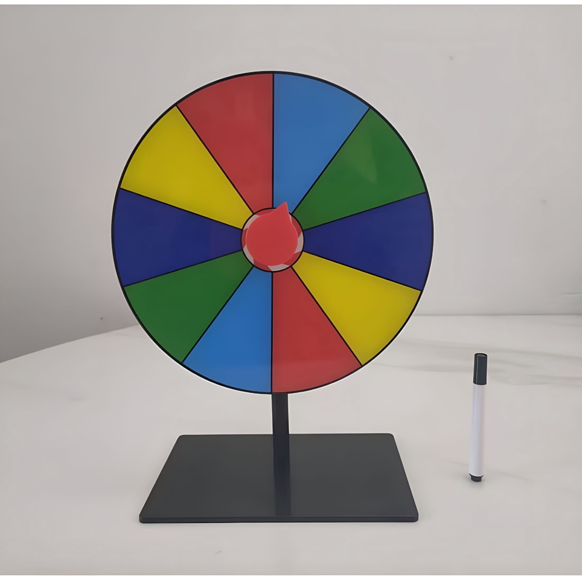 EXLEAF 2026 New Tabletop Spinning Prize Wheel Dry Erase Spinner with ...